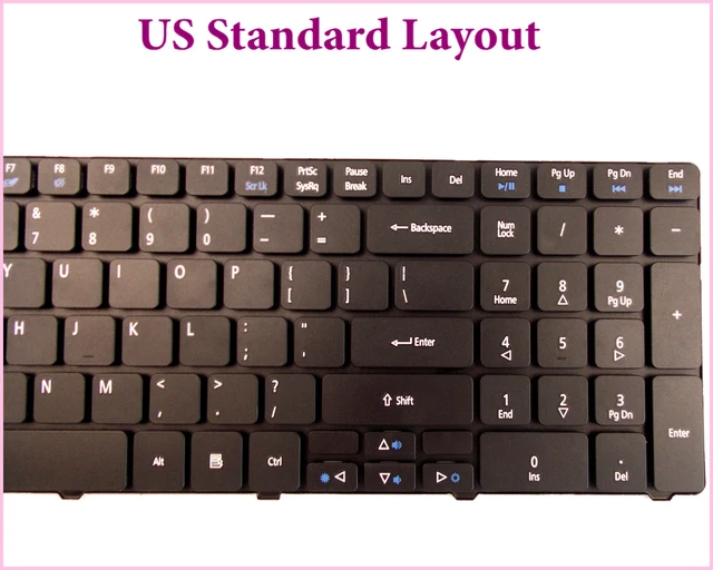 LAPTOP KEYBOARD FOR Acer Aspire 5742G-5466G50MNKK 5553G-P544G50MIKS US ...