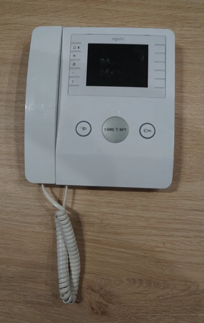 CAME BPT AGATA Video Door Entry Handset With Backplate $50.00 - PicClick