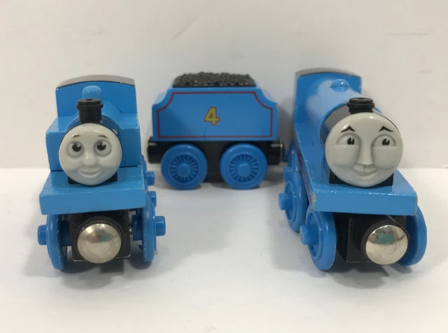 THOMAS & FRIENDS Gordon + Tender 4 Engine 1 Wooden Blue Vintage 2002 £ ...