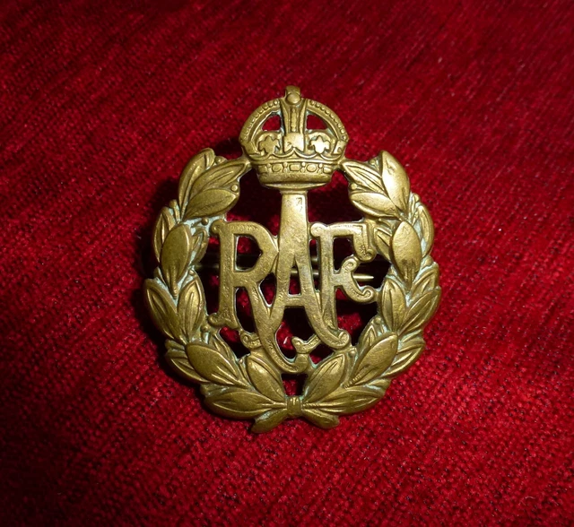ORIGINAL WW2 ROYAL Air Force Raf Cap Badge With Split Pin £9.99 ...