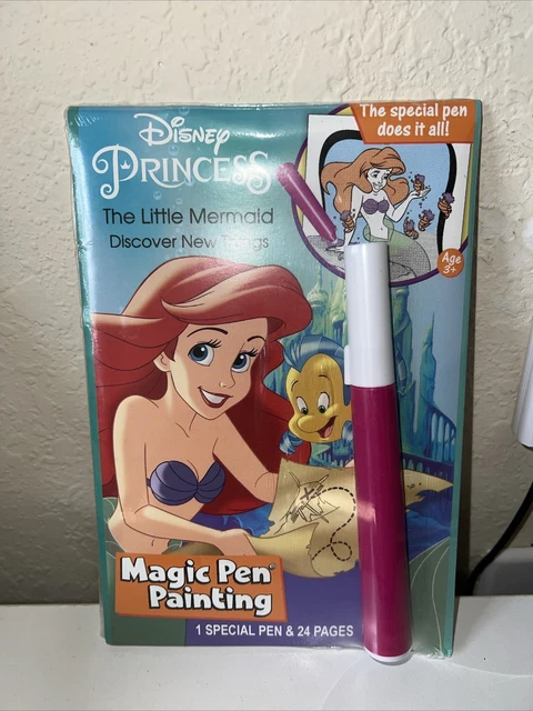 DISNEY THE LITTLE Mermaid Magic Pen Painting Book $10.00 - PicClick