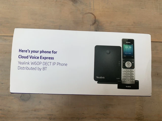 BT CLOUD VOICE Express Yealink W60P DECT IP Phone £39.00 - PicClick UK