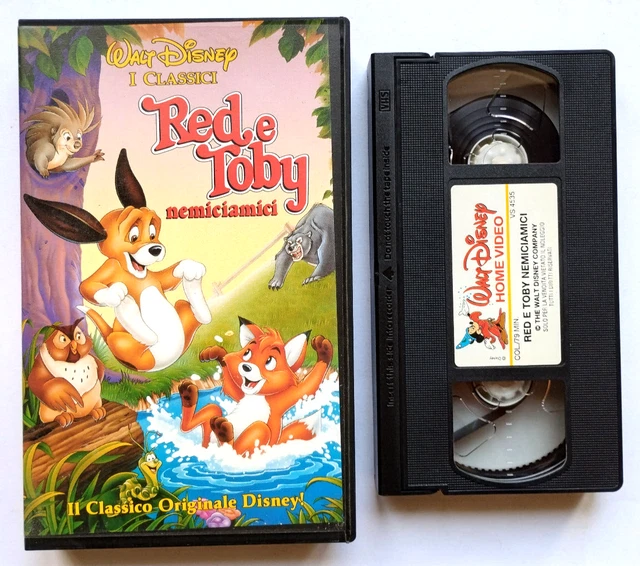 VHS RED E Toby Nemiciamici Film Animazione Walt Disney Videocassetta ...