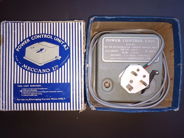 MECCANO POWER CONTROL Unit A2, for trains Boxed untested £6.50 ...