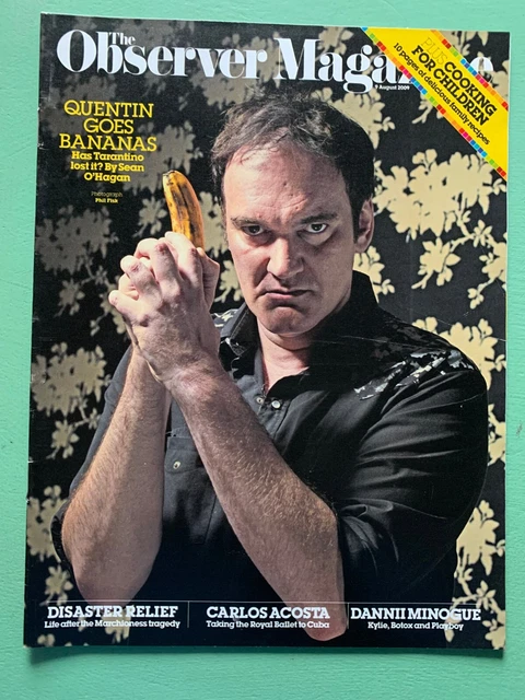 OBSERVER MAG 9-AUG-2009 QUENTIN TARANTINO Dannii Minogue Carlos Acosta ...