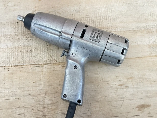 VINTAGE C.1940'S INGERSOL-RAND 1/2" Square Drive 240V Impact Rattle Gun ...