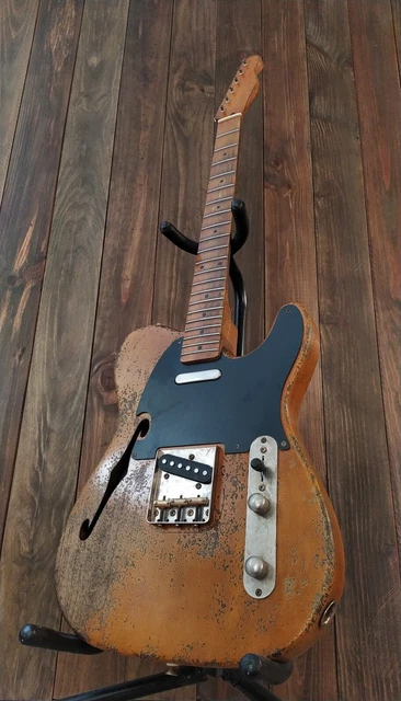 #202530 :: BALDMAN'S Telecaster "fake F" set in Heavy Relic ...
