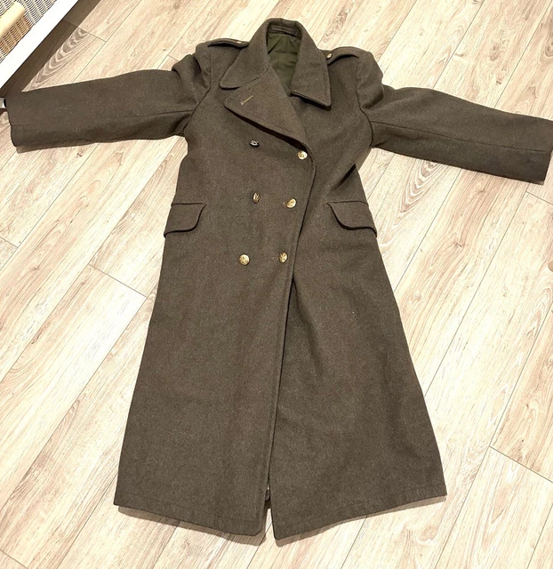 GABARDINE CAPOTE MILITAIRE Post Ww2 Armée Belge EUR 45,00 - PicClick FR