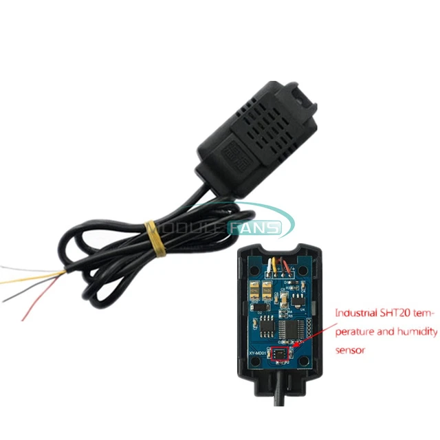 DC SHT20 MODBUS RS485 Temperature Humidity Sensor Precision Transmitter ...