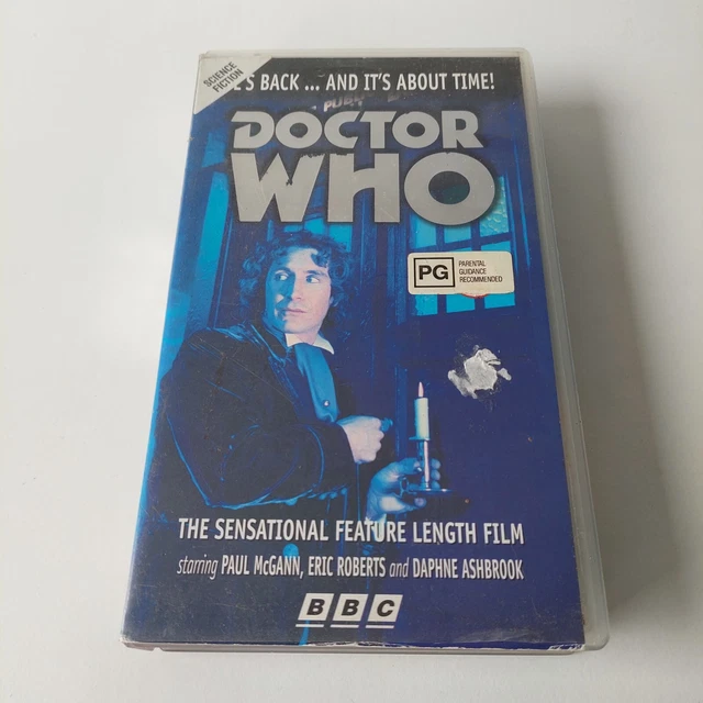 DOCTOR WHO EX Rental VHS Video Cassette The Movie Paul McGann Daphne ...