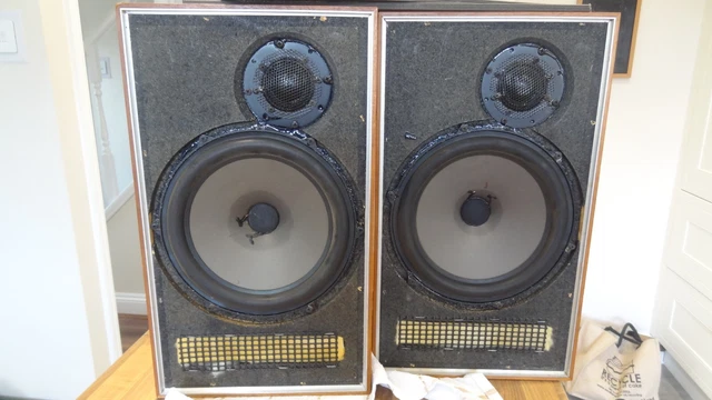 VINTAGE SCAN-DYNA A-25 Speakers ( Dynaco A-25 Clones ) SEAS drivers ...