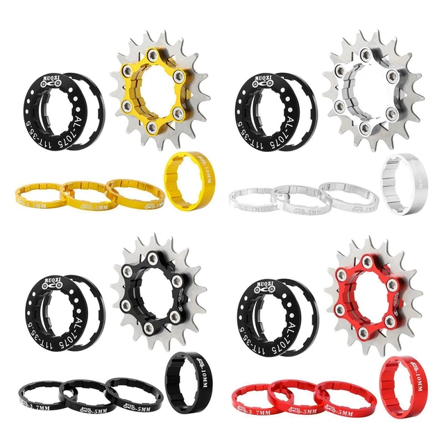 BIKE SINGLE SPEED Fixie Cassette Cog 17T Fixed Gear Conversion Kit ...