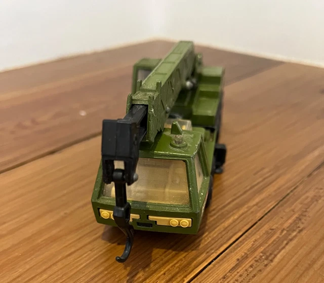 MATCHBOX SUPERKINGS MILITARY Hercules Mobile Crane k-12 k-113 1974 £7. ...