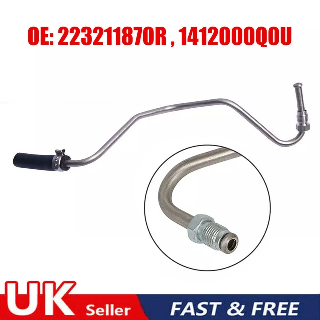 DPF EXHAUST PRESSURE Sensor Pipe 223211870R for Nissan Qashqai Juke ...