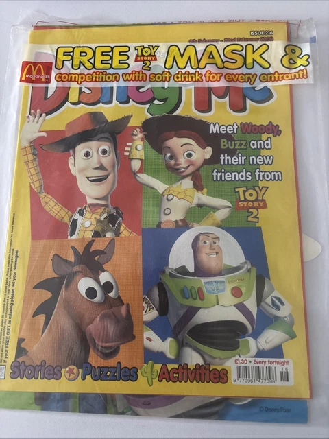 DISNEY AND ME magazine from February 2000. Unopened with free mask. £5. ...