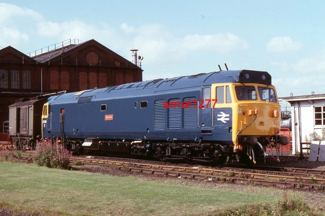 ORIGINAL RAILWAY SLIDE Class 50 50030 at Doncaster Works 06.09.80 £12. ...