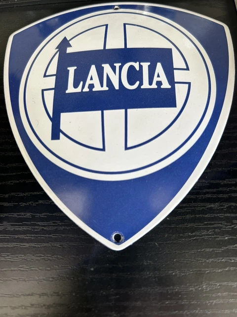 LANCIA LOGO WERKSTATT Garagen Schrauber Schild Tuning Automobilia ...