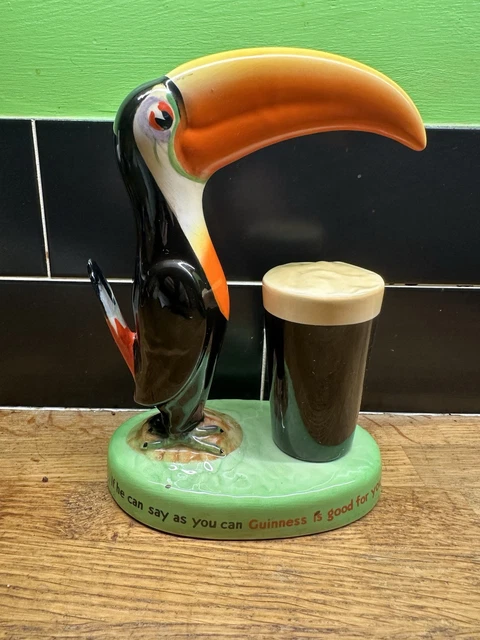 CARLTON WARE VINTAGE Guinness Toucan Lamp Base £312.70 - PicClick UK