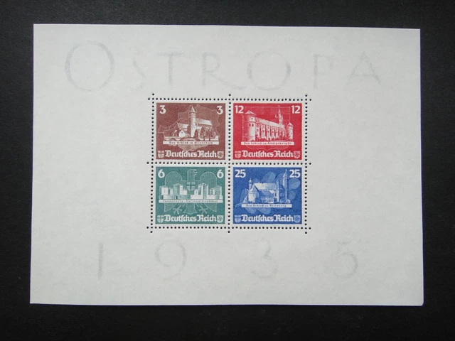 GERMANY NAZI 1935 Stamps MNH Konigsberg Exhibition WWII Third Reich ...