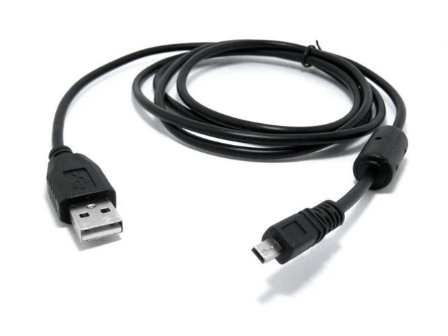 8 PIN USB Data Transfer Cable Lead Cord for Panasonic LUMIX Digital ...