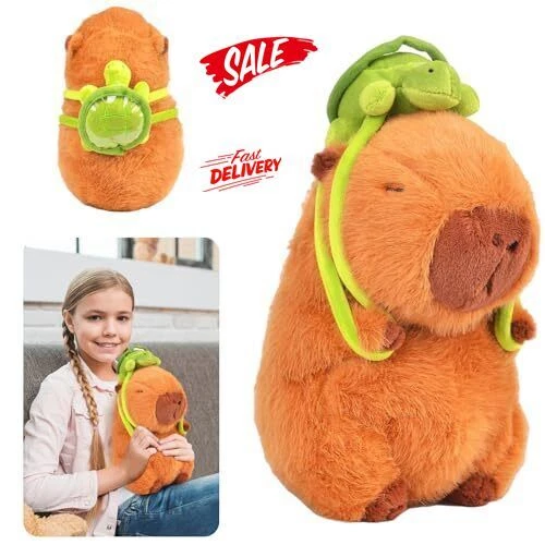 23CM CAPYBARA PLUSH Toy Cute Animal Capybara Teddy Stuffed Squishmallow ... 23CM CAPYBARA PLUSH Toy Cute Animal Capybara Teddy Stuffed Squishmallow ...