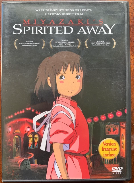 SPIRITED AWAY DVD 2001 Japanese Studio Ghibli Animated Movie Region 1 2 Discs $14.33 - PicClick CA