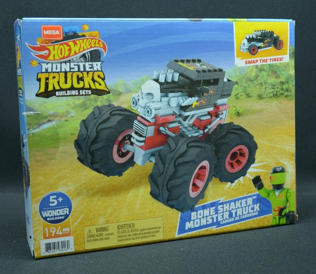 Mattel Mega Construx Hot Wheels Monster Camions Os Shaker Gvm27 Neuf
