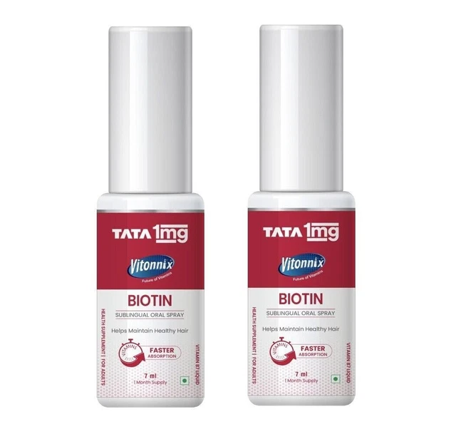 VITONNIX BIOTIN ORAL Spray Fast Absorption Hair Skin Nail Health ( 2 x ...