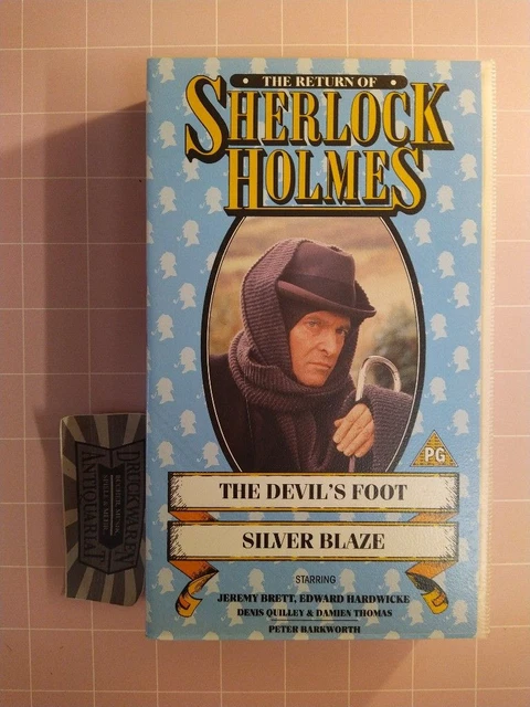 THE ADVENTURES OF Sherlock Holmes: The devil's foot + Silver blaze [VHS ...