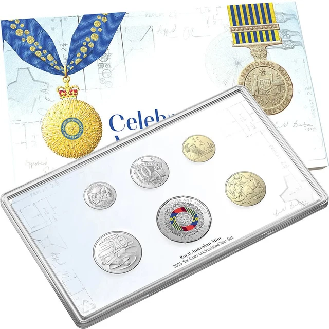 2025 50 YEARS Of The Australian Honours System Uncirculated Six Coin ...