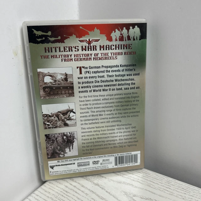 ADOLF HITLER'S WAR Machine - Blitzkrieg DVD RARE. £4.99 - PicClick UK