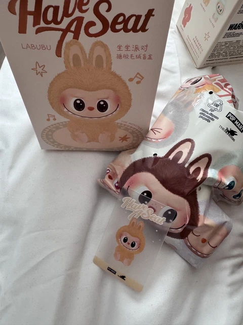 AUTHENTIC POPMART LABUBU V2 The Monsters Have a Seat Vinyl Plush Blind ...