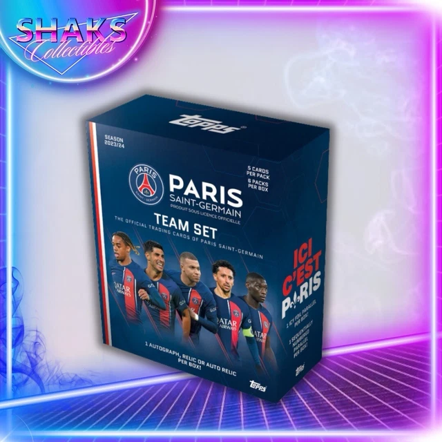 BOX TOPPS PSG Team Set 2023-24/SEALED/FRESH CASE EUR 58,00 - PicClick FR