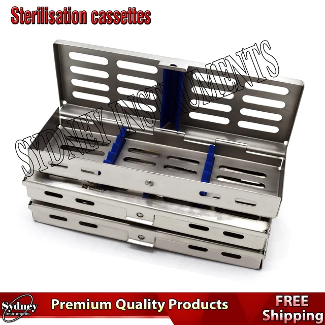 SURGICAL STERILISATION CASSETTE Rack Tray Medical Dental Instruments ...