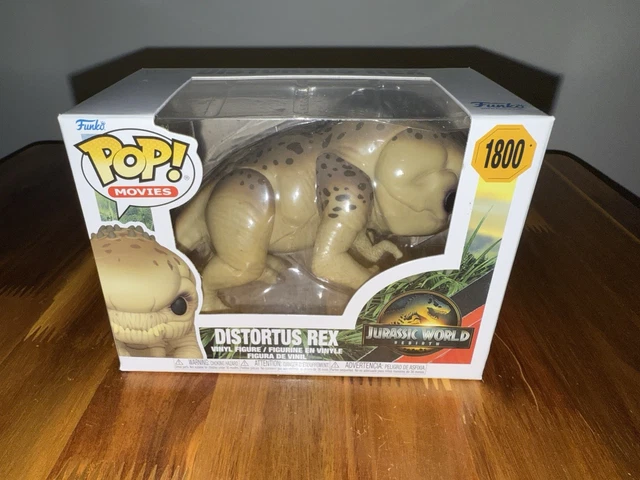 JURASSIC WORLD REBIRTH Distortus Rex POP Vinyl Figure #1800 Funko New ...
