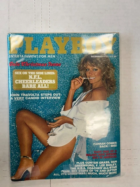 Playboy Magazine December 1978 Farrah Fawcett Beauty Nfl Cheerleaders