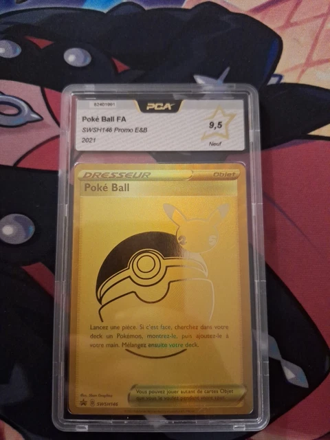 CARTE POKÉMON - Poké Ball Gold - SWSH146 - EB7.5 Célébrations - PCA 9,5 ...
