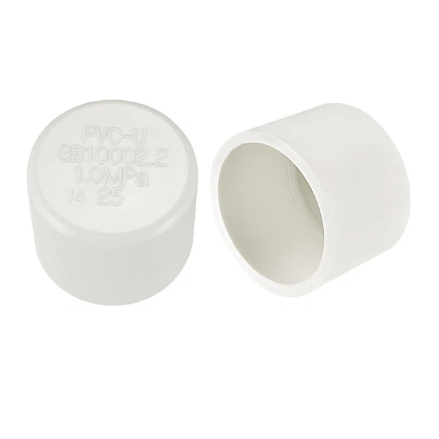 25MM PVC PIPE Cap Fitting, Slip Socket External End Caps 5 Pcs $15.14 ...
