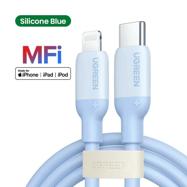 UGREEN PD 20W USB C to Lightning Cable for iPhone 13 12 Pro Max MacBook MFi USB £11.59 - PicClick UK