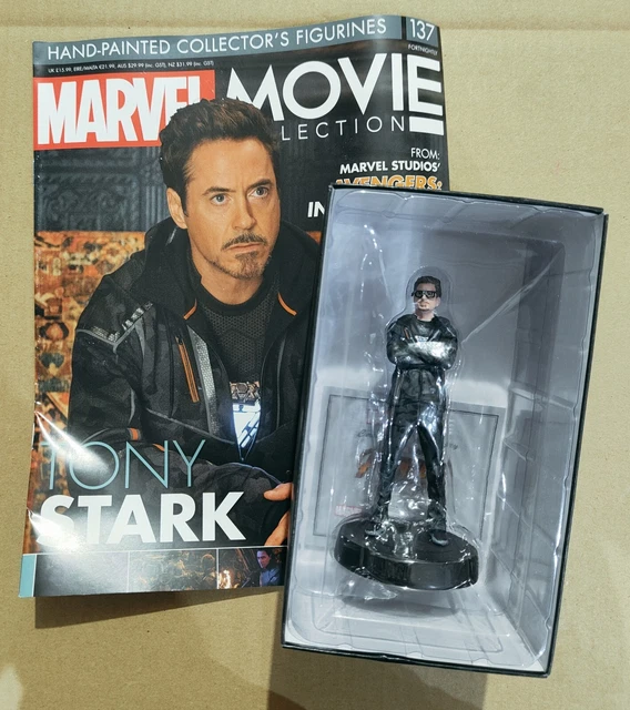 FIGURINE SUPER HÉROS des films Marvel eaglemoss 135 Tony stark english ...