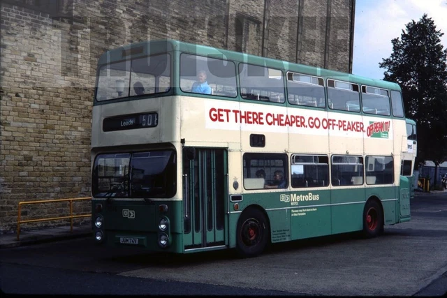 35MM SLIDE WEST Yorkshire Leyland Fleetline NCME 7074 JUM74V Halifax ...