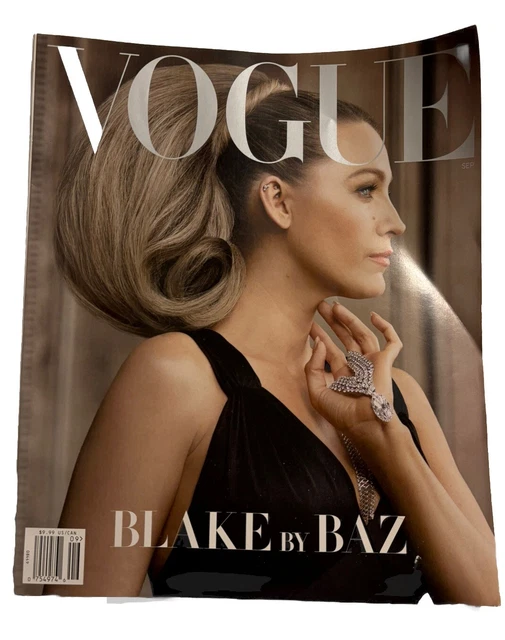 VOGUE MAGAZINE SEPTEMBER 2024 BLAKE LIVELY by BAZ Cover Fall Fashion ...