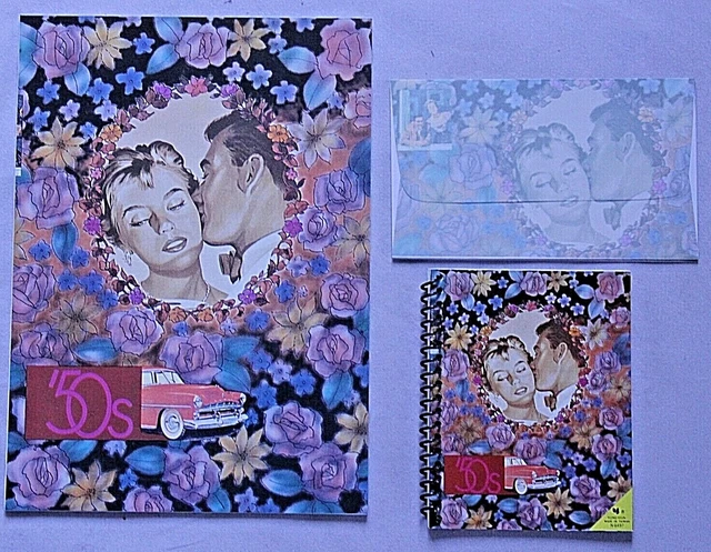 VINTAGE 50'S STYLE Scented Writing Paper, Envelopes & Note Book $19.50 ...
