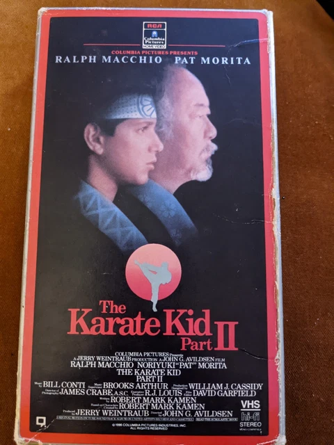 VHS: THE KARATE Kid Part II 2: Ralph Macchio, Pat Morita, William Zabka ...