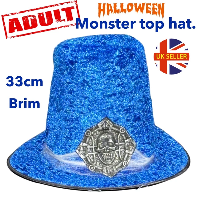 ADULT - MONSTER Top Hat - Halloween Fancy Dress Costume Accessory £1.99 ...