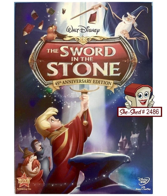 DISNEY DVD THE Sword in the Stone 45th Anniversary Edition (new, sealed ...