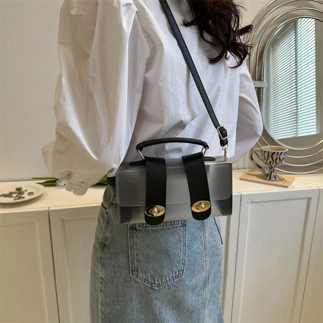 PVC SMALL HANDBAG Fashion Women Shoulder Bag 2024 Transparent Messenger ...