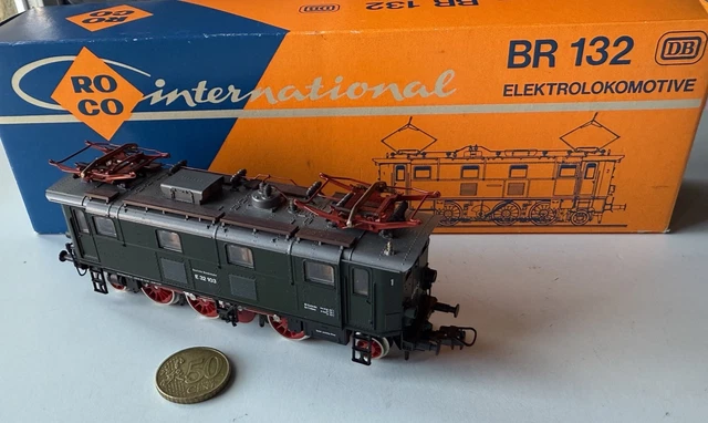 K244 ROCO H0 E-Lok Elektrolokomotive E32 203BR 132 der DB OVP grün 04145 S EUR 42,50 - PicClick DE