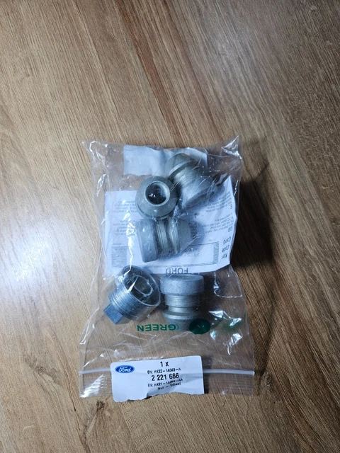 GENUINE FORD TRANSIT Mk8 Mk9 Custom Alloy Wheel Locking Wheel Nuts ...