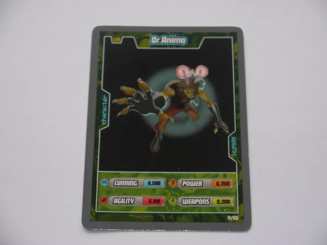 BEN 10 ALIEN Adventures Collectable Card DR ANIMO Card 11/65 Trading ...